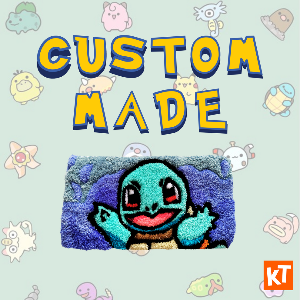 Custom Pokémon Keyboard Rug - Personalized Hand-Tufted Wrist Rest ...