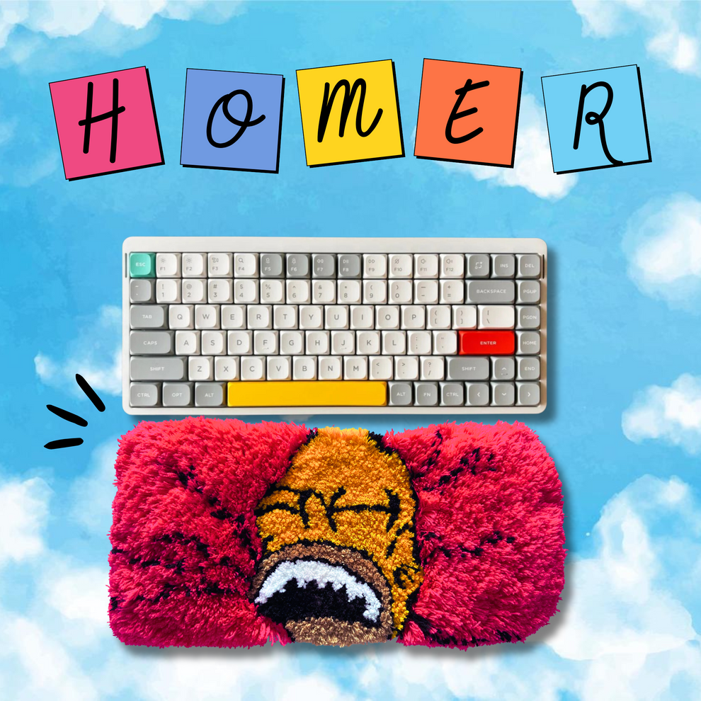 Comfy Homer Simpson Keyboard Rug – KnotTuft